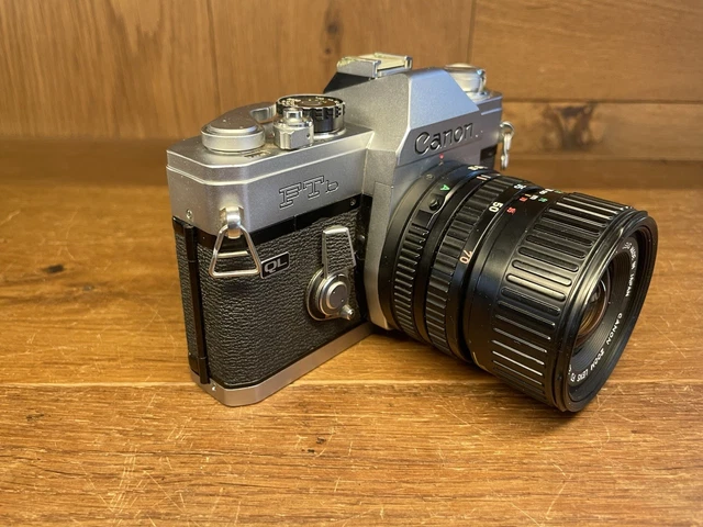 NEAR MINT CANON FTb QL Film Camera New FD NFD Zoom 35-70mm F/3.5-4.5 ...