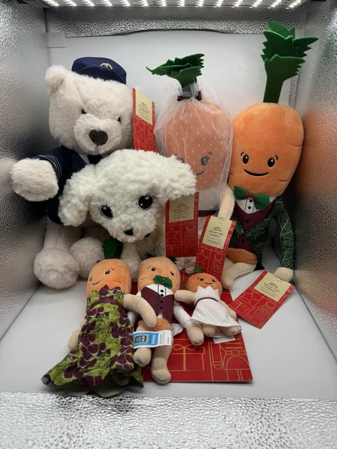 KEVIN THE CARROT 2025 Full Set of 7 Plush Soft Toys Inc. Polar Bear ...