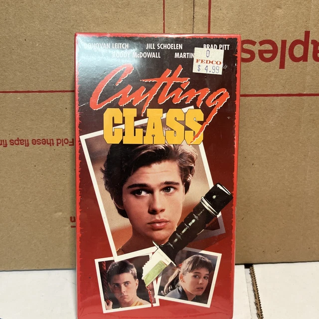 CUTTING CLASS VHS Horror Slasher Cult Brad Pitt Jill Schoelen New ...
