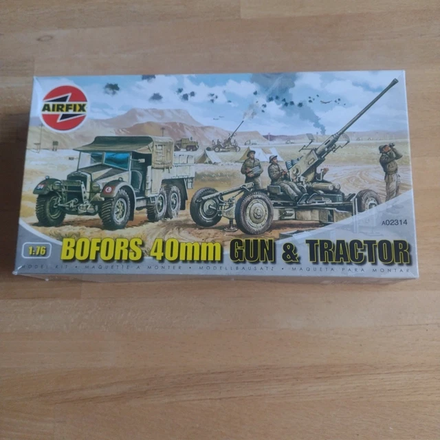 AIRFIX A02314 BOFORS 40mm Gun Tractor Model Kit 1:76 Scale £8.63 ...