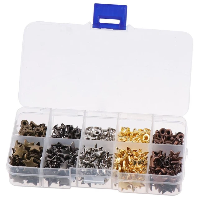 12MM TUBULAR METAL Rivets Mixed Color Rivet Studs Kit For Clothing Bags ...