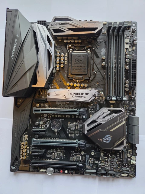 ASUS ROG MAXIMUS X HERO Z370 Motherboard Intel LGA 1151 9th/8th Gen £99 ...