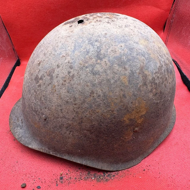 RELIC WW2 RUSSIAN Army Ssh 40 Original Combat Helmet - Russian Front ...