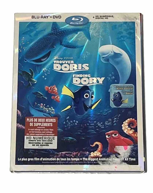 FINDING DORY BLU-RAY DVD 3-Disc Set Disney Pixar New Sealed $9.95 ...