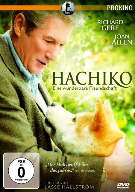 HACHIKO EINE WUNDERBARE Freundschaft DVD Drama Richard Gere Loyalität ...