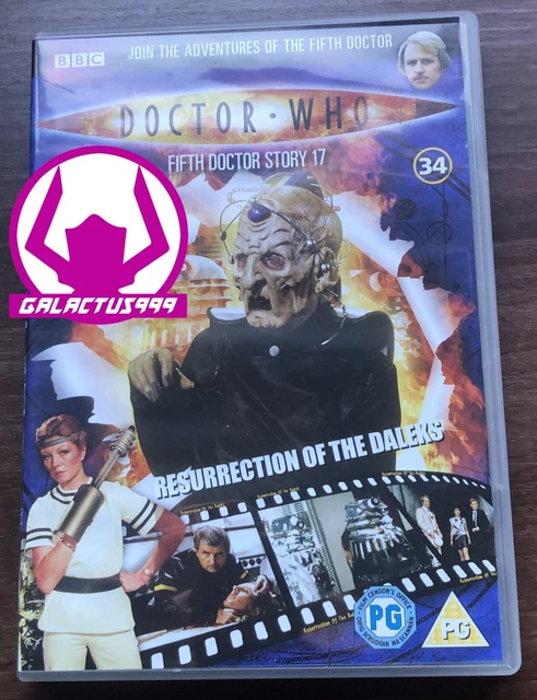 DOCTOR WHO RESURRECTION Of The Daleks Dvd Peter Davison Cert Pg Bbc Tv ...