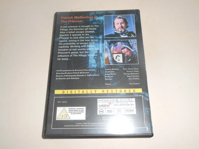 THE PRISONER PATRICK McGoohan DVD Episode 2 *SIGNED BY 5* Fenella ...