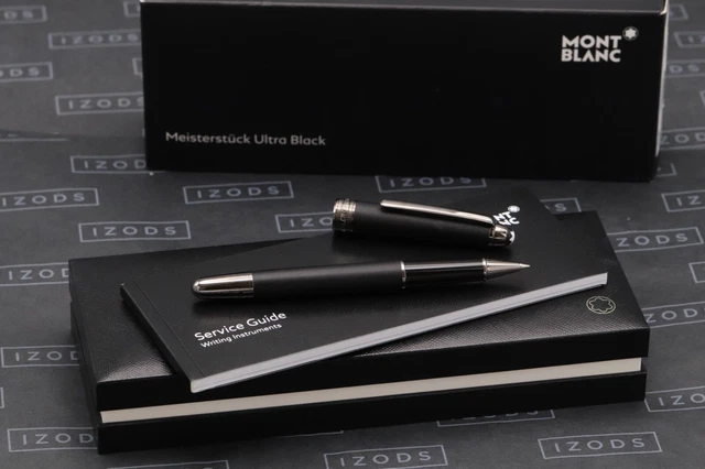 MONTBLANC MEISTERSTUCK CLASSIQUE Ultra Black Rollerball / Fineliner Pen ...