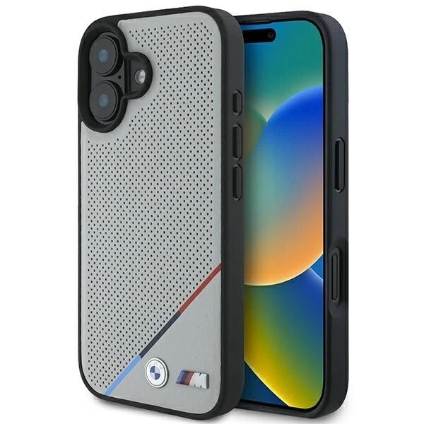 GENUINE BMW M Sport MagSafe Perforate Tri Logo Impact Case Apple iPhone ...