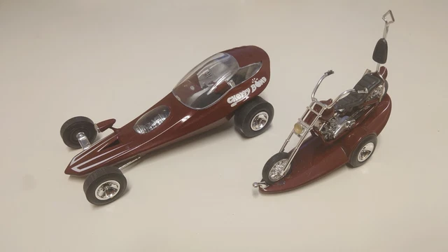 MONOGRAM CHERRY BOMB/CHOPPER/TRAILER - Built 1/24 Scale Model Kit ...