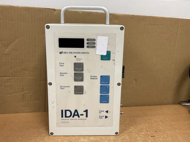 BIO-TEK IDA-1 INFUSION Analyser Device £280.00 - PicClick UK