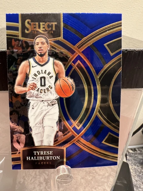 2023-24 PANINI SELECT #172 Tyrese Haliburton Premier Blue Pacers EUR 1 ...
