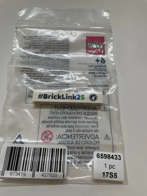 LEGO BRIQUE EXCLUSIVE de bricklink 25 eme anniversaire MISB / NEUF set ...