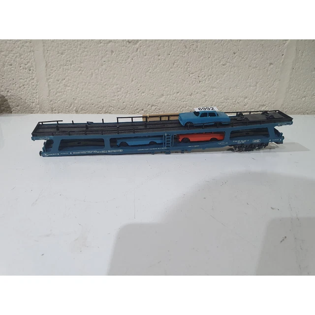 LIMA L305696 BLUE Black OO Gauge 1:76 Motorail Car Transporter & 3-Cars ...