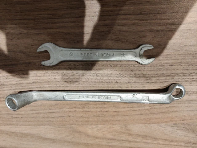 GENUINE LADA USSR spanners wrenches tool kit soviet union niva riva ...