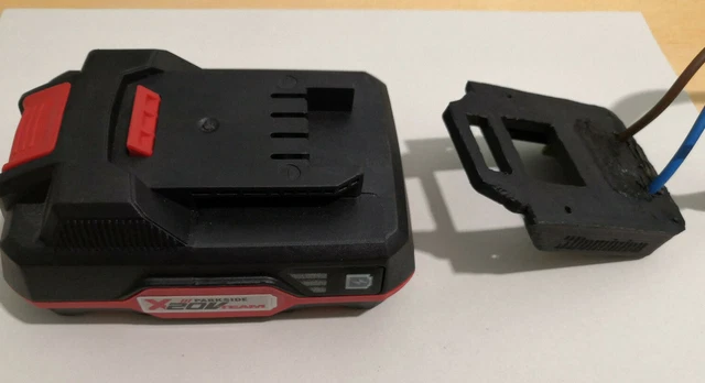 PARKSIDE X20V FULL Team Cable Universal Battery Adapter - By 3Dominion ...