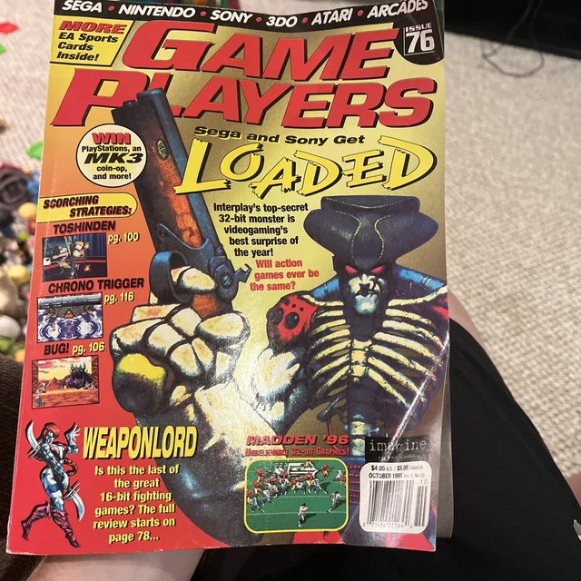 GAME PLAYERS MAGAZINE Sega Nintendo Playstation 3DO Issue #76 October ...