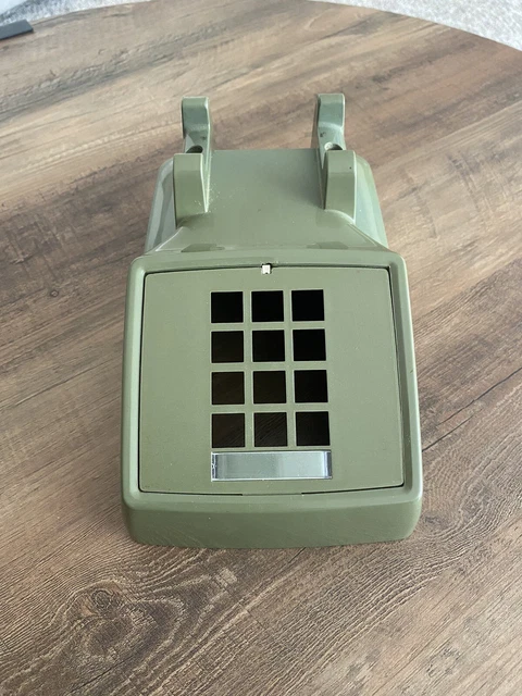 BELL SYSTEM WESTERN Electric Green Desk Touch Tone 12 Button Push Phone ...