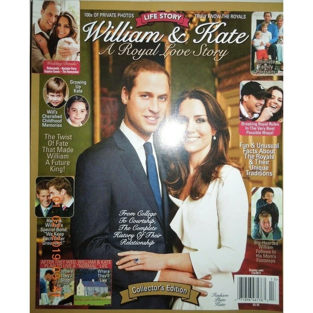 PRINCE WILLIAM & KATE MIDDLETON life story ROYALS future king ...