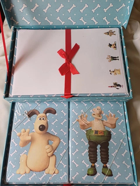 WALLACE & GROMIT Stationary Box Set Writing Paper, Notelets & Envelopes ...