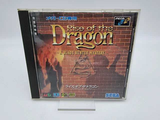 RISE OF THE Dragon Sega Mega CD Japon Used EUR 80,13 - PicClick FR