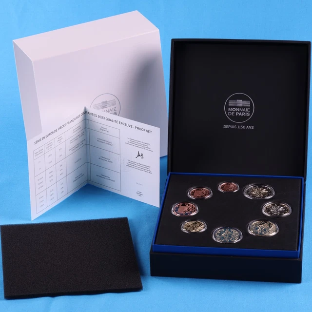 FRANCE COIN SET KMS 2023 euro set 2023 with original packaging pp ...