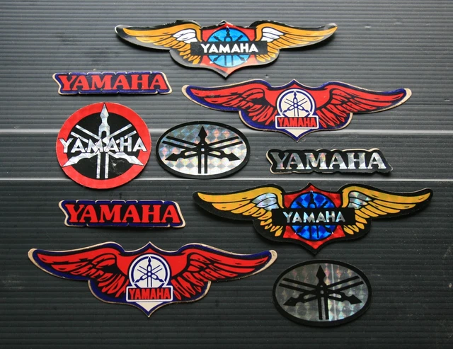 LOT DE 10 Anciens Autocollants Stickers Moto Yamaha Vintage EUR 20,00 ...