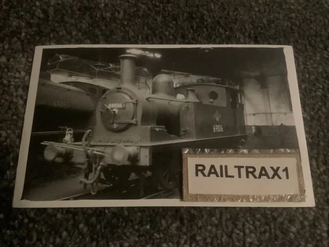 RAILWAY STEAM PHOTOGRAPH - 69016 Inside West Hartlepool Shed. (Vintage ...