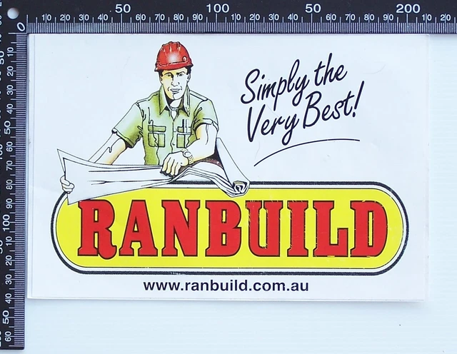 VINTAGE RANBUILD STEEL Sheds Australia Advertising Shop Pos Promo ...