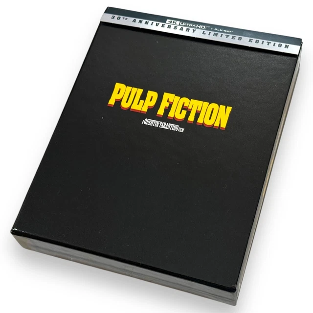 PULP FICTION 4K 30th Anniversary Collector's Edition 4K UltraHD+Blu-ray Freepost £41.49 ...