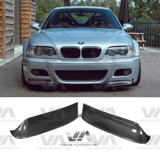 BMW M3 E46 Carbon Fibre Csl Corner Splitters £169.99 - PicClick UK