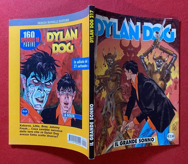 DYLAN DOG N. 217 IL GRANDE SONNO Bonelli (2004) Fumetto 1° Edizione ...