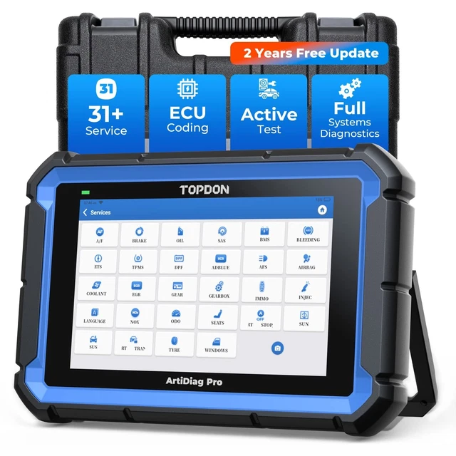 TOPDON AD PRO Elite OBD Kit OBD2 Bidirectional Diagnostic Scanner ...