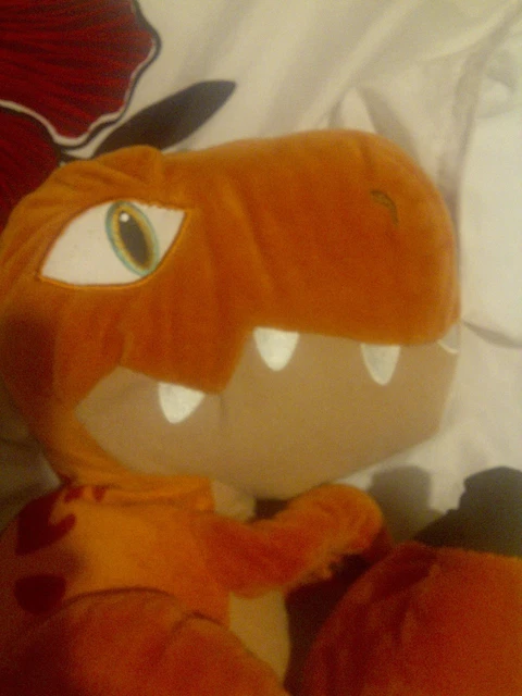 JURASSIC WORLD POSH Paws Orange T-Rex Dinosaur 15" Tall Soft Toy £5.50 ...