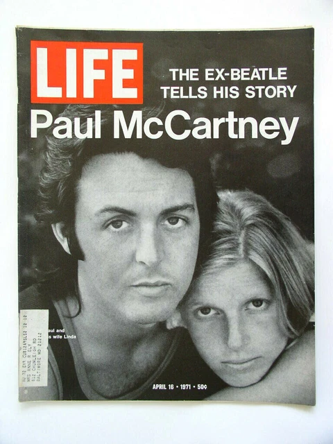 THE BEATLES PAUL McCARTNEY TELLS HIS STORY LIFE MAGAZINE APRIL 16, 1971 ...