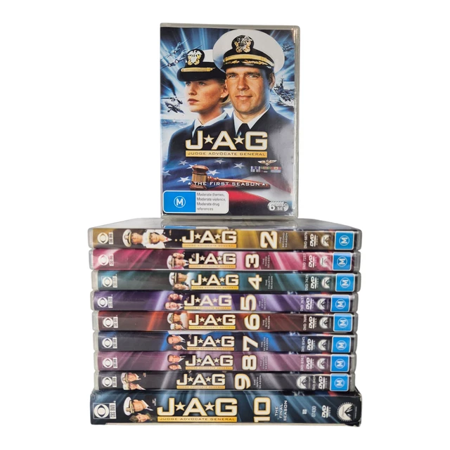 JAG COMPLETE TV Series Seasons 1-10 DVD 1 2 3 4 5 6 7 8 9 10 $108.95 ...