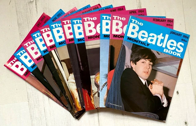 THE BEATLES MONTHLY BOOK - Complete Set 1984 - All 12 Issues - All ...