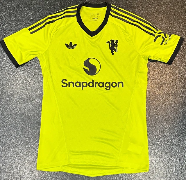 ADIDAS ORIGINALS PLAYER Issue Manchester United 24/25 GK Shirt - L - SS £199.95 - PicClick UK