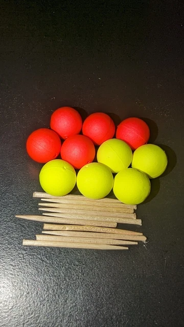 FLY FISHING TROUT Strike Indicator Trout Float Trout Bung 15mm Hi-vis ...