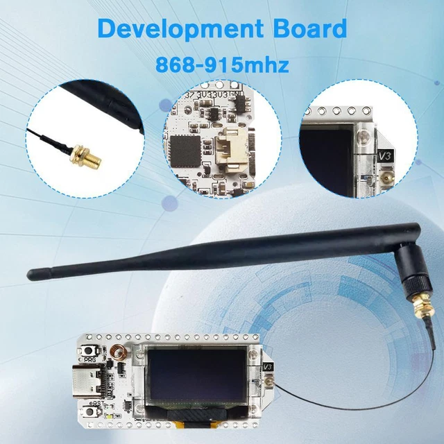 SCHEDA DI SVILUPPO V3/SX1262 per nodi ESP32 OLED WIFI LORA 868-915 MHz caldo R8 EUR 28,93 ...