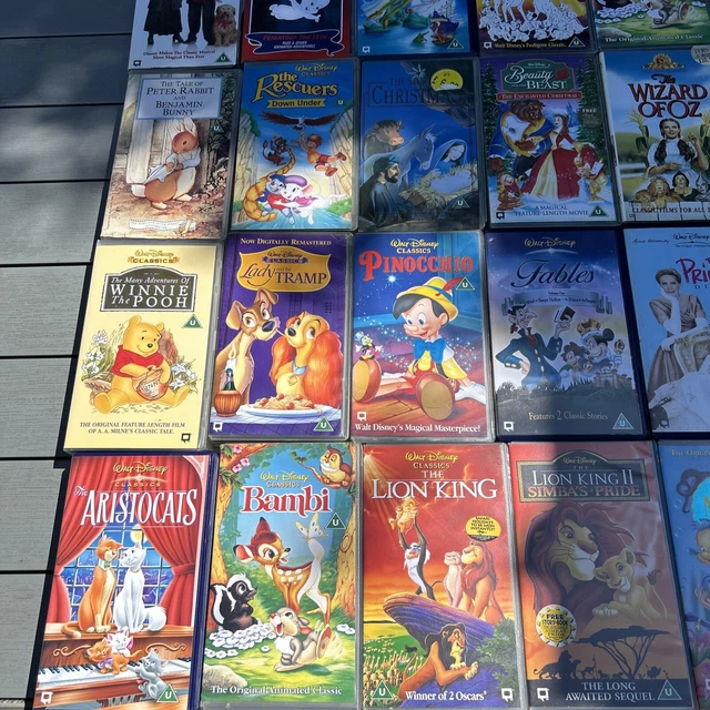CHILDREN’S VHS TAPES X 29 Mainly Walt Disney £20.00 - PicClick UK