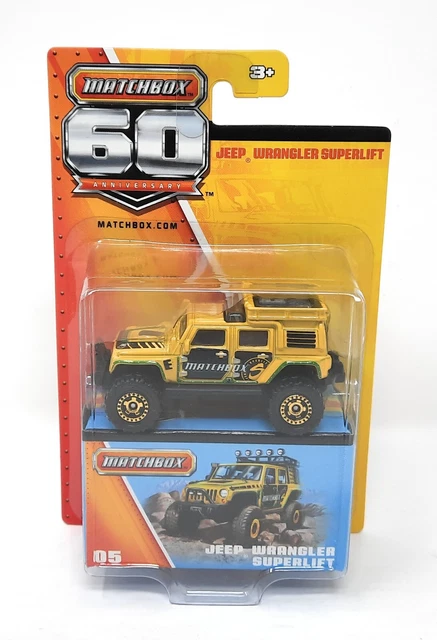 MATCHBOX SUPERFAST 60TH Anniversary #05 Jeep Wrangler Superlift ...
