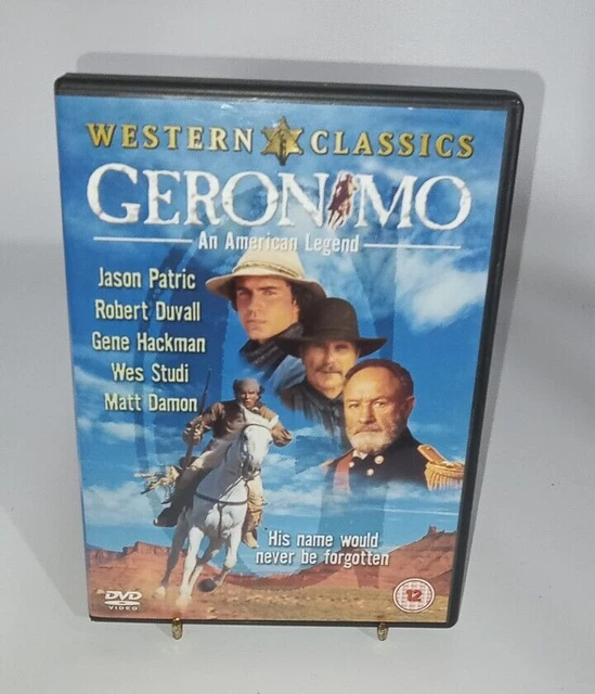 DVD, GERONIMO, ROBERT Duvall, Gene Hackman, Cert 12, Grade B £2.00 ...
