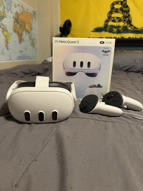 META QUEST 3 512GB VR Headset - White $643.41 - PicClick CA