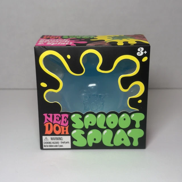 NEW AUTHENTIC NEEDOH Sploot Splat Squishy Sensory Toy blue £18.17 ...