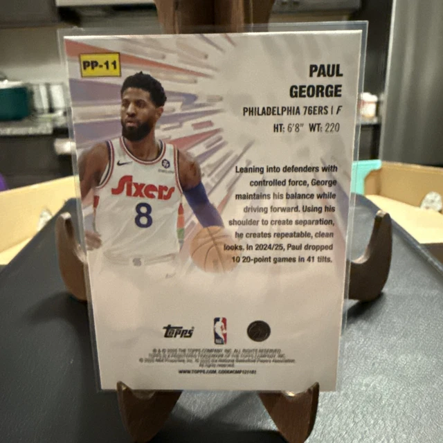 2025-26 TOPPS - Power Players Paul George #PP-11 $0.01 - PicClick CA