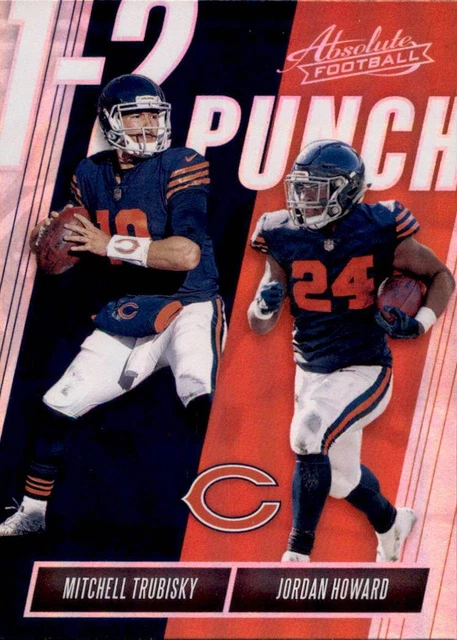 2018 PANINI ABSOLUTE 1-2 Punch #OTP-MO Mitchell Trubisky / Jordan Howard Bears EUR 1,66 ...
