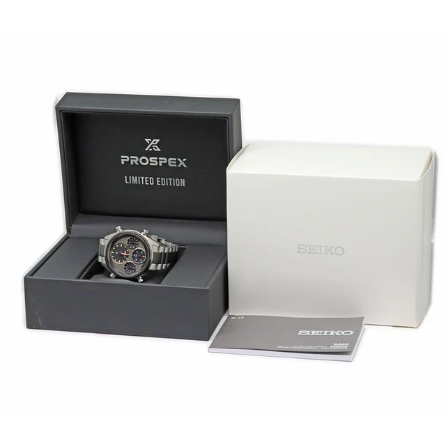 SEIKO PROSPEX SPEEDTIMER SBER005 Limited Edition Reimagination Solar ...