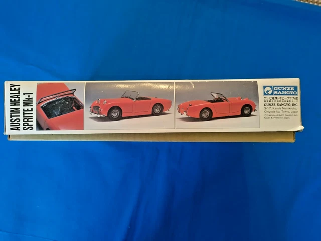 GUNZE SANGYO 1/24 Austin Healey Sprite Mk-1 Plastic Model Kit High-Tech ...