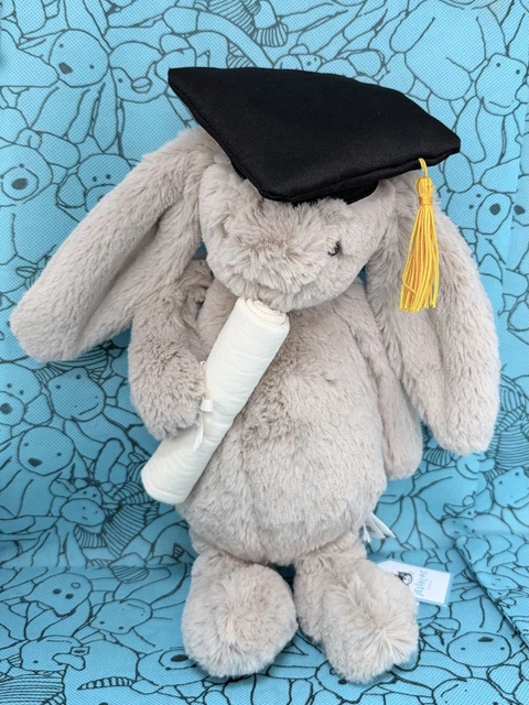 JELLYCAT BASHFUL BUNNY Graduation Outfit Brand New With Tags & Dust Bag ...